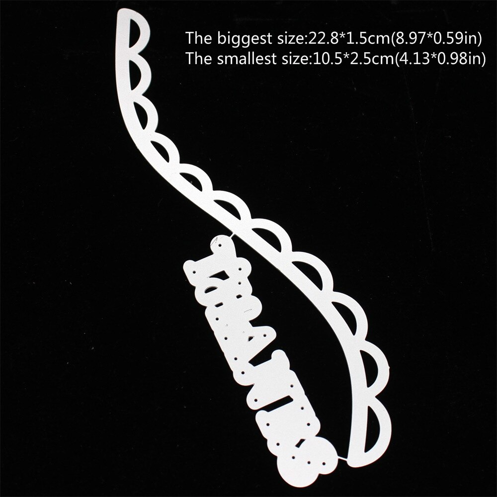 KSCRAFT Slimline Scalloped Border Metal Cutting Di... – Grandado
