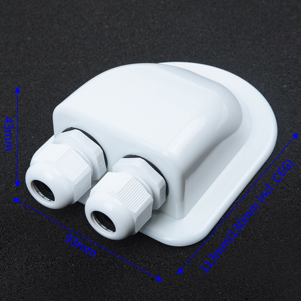 White Roof Wire Entry Gland Box Accessories Double... – Grandado