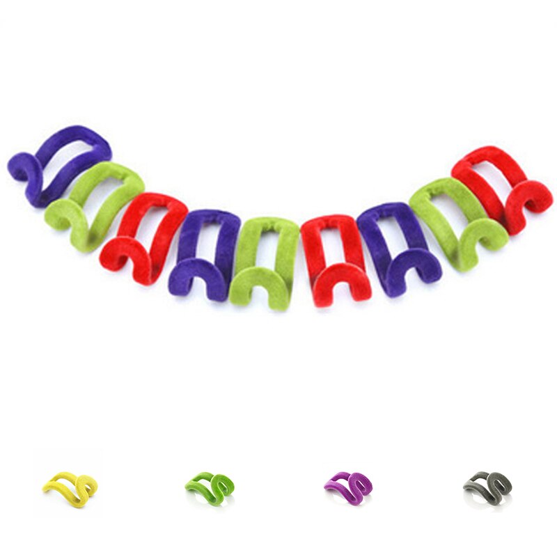 Colgador de ropa de flocado, Mini gancho fácil par... – Grandado