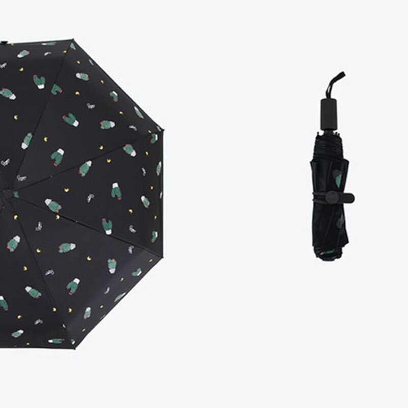 mini lomme paraply regn kvinner blomster vindtette... – Grandado