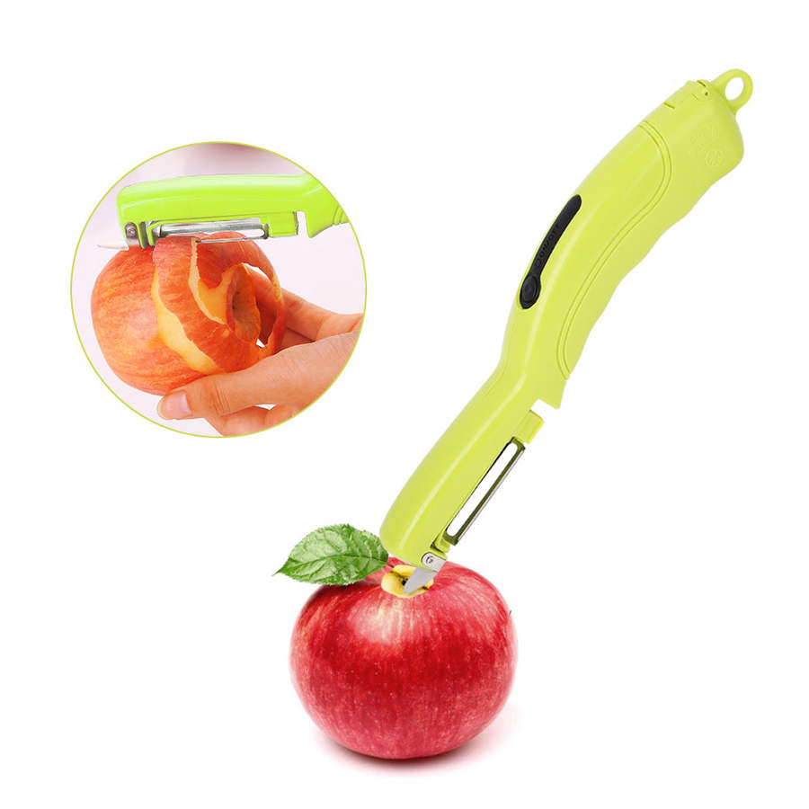 Handheld Electric Fruit Peeler Cutter Stainless St... – Vicedeal