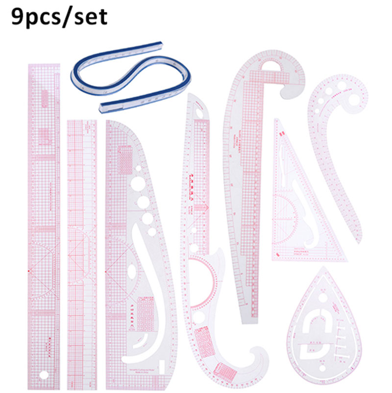 13pcs/set French Curve Sewing Set Sewing Ruler Mul... – Vicedeal