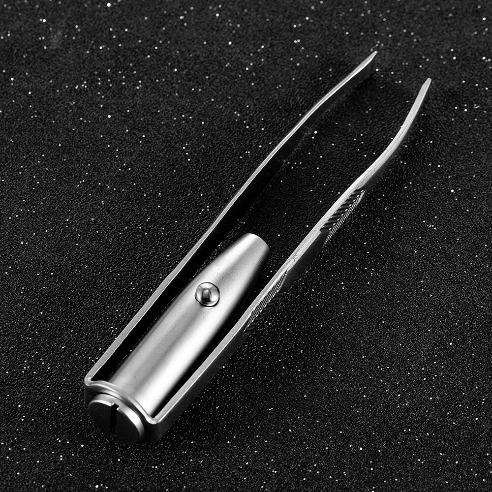 1Pc LED Tweezer Eyelash Eyebrow Eyes Hair Remover Tools Pince A Epiler ...