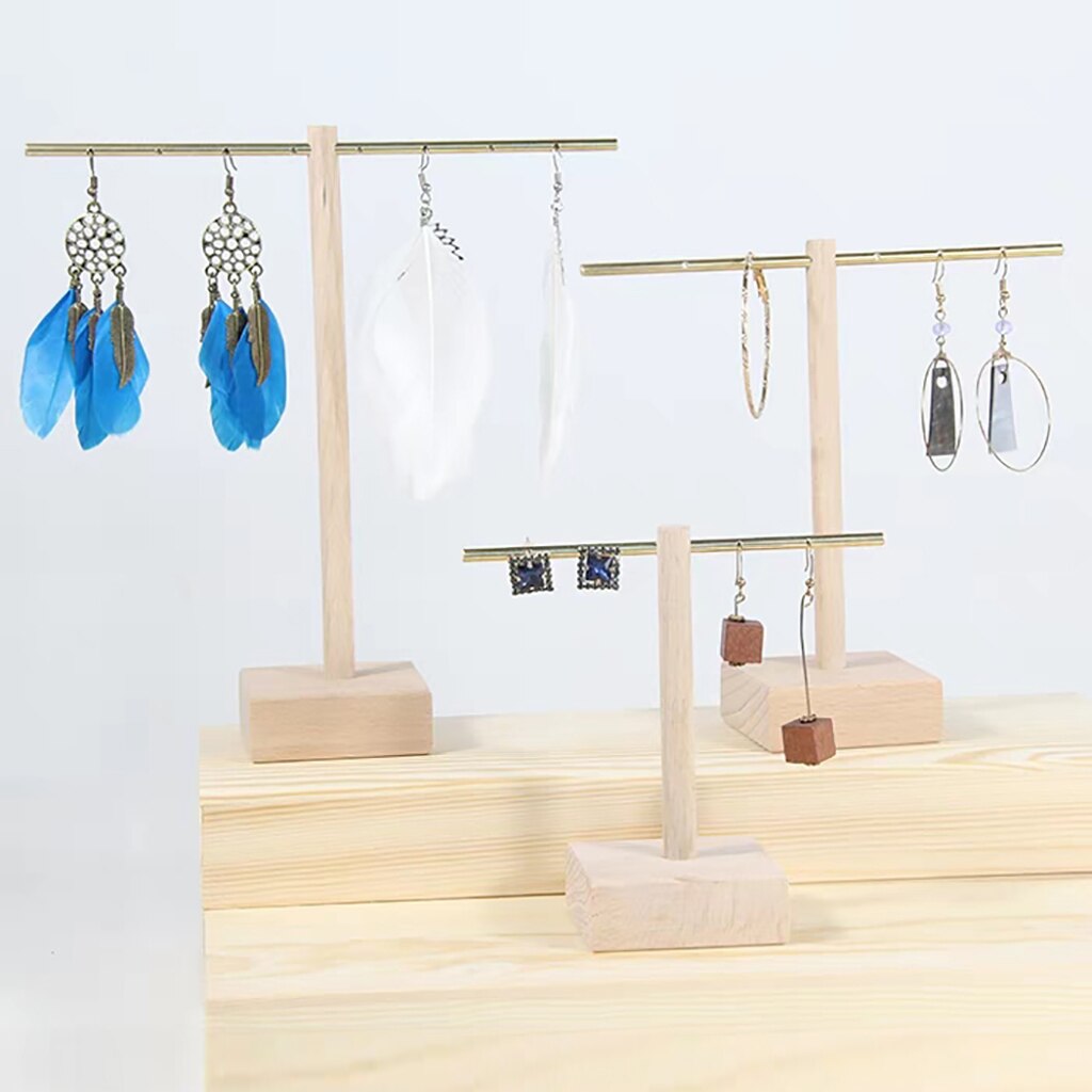 Trendy T-Bar Sieraden Organisator Rack Display Sta... – Grandado