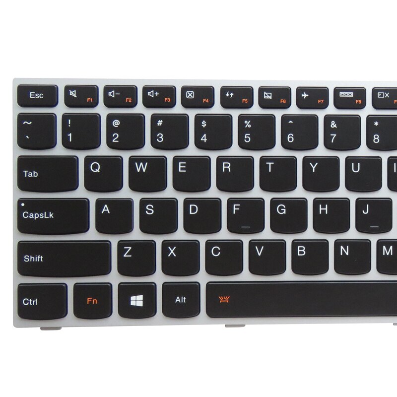 Gzeele Us Engels Backlit Zilver Toetsenbord Voor L... – Vicedeal