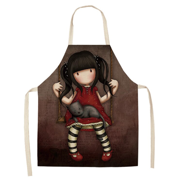 Cartoon Character Baking Accessories Apron Househo... – Grandado
