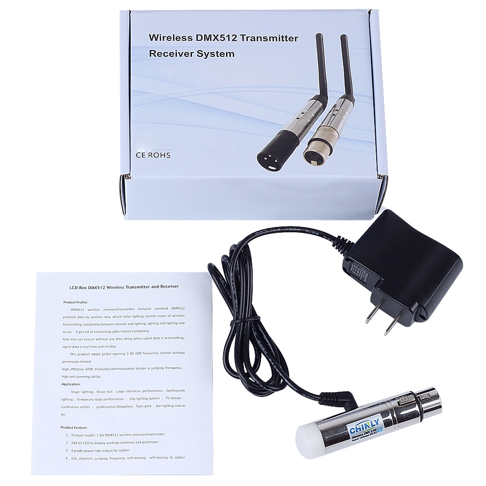 DMX512 Wireless Receiver 2.4G ISM DMX Wireless Lig... – Grandado