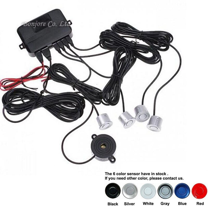 Car Buzzer Parking Sensor Kit 4 Sensors Sound Aler... – Vicedeal
