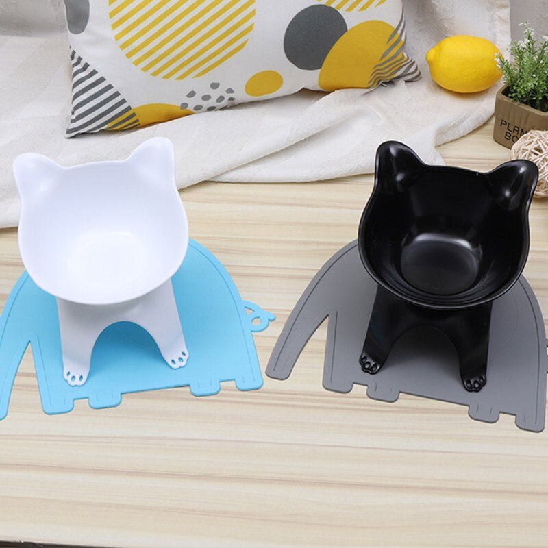 Pet cat face shape cat food storage bowl Portable ... – Vicedeal