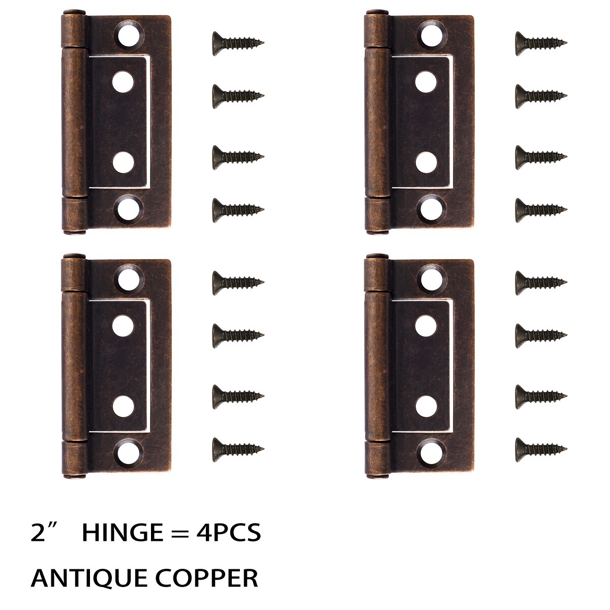 2 Inch Iron Furniture Mortise Hinge for Cabinet Do... – Grandado