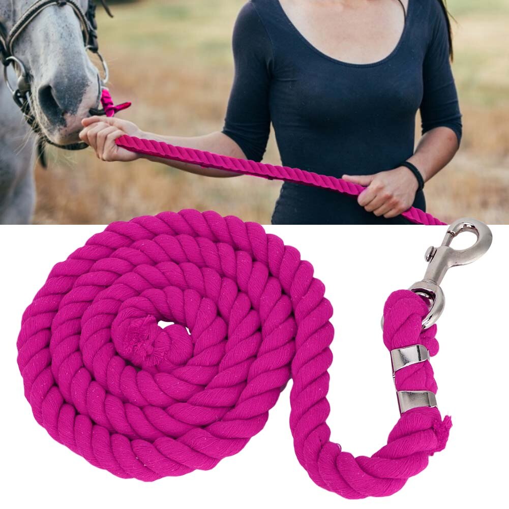 Premium Horse Lead Ropes Polyester Weave Rein Halt... – Vicedeal