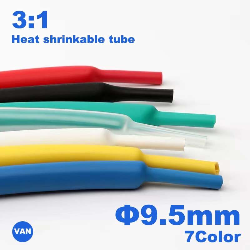 Tube thermorétractable avec colle 1 mètre | 9.5mm ... – Grandado