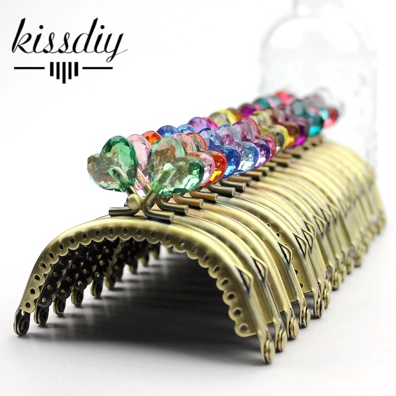 Kissdiy 10 stk 8.5cm hjerte metal pungramme antik ... – Grandado
