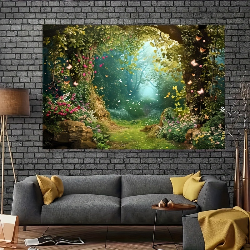 Charming forest polyester photography background, ... – Grandado