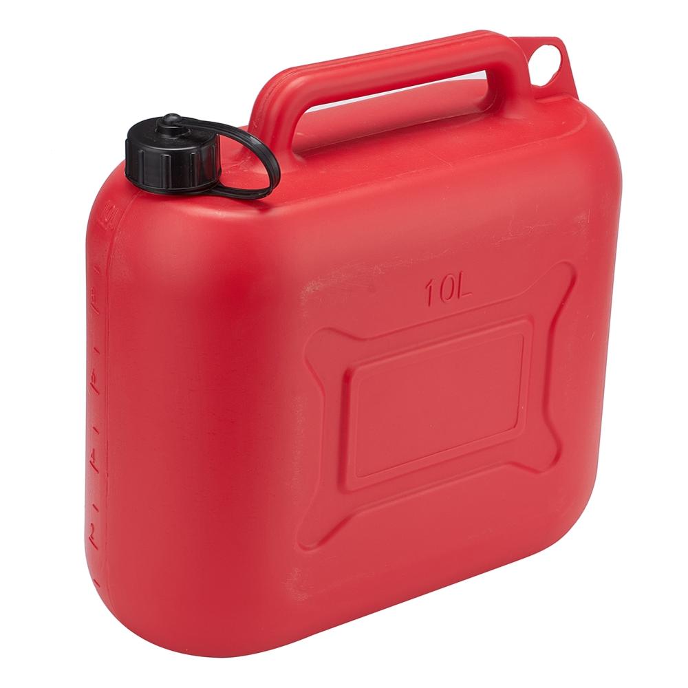 10L Litre Red Plastic Spare Jerry Can for Car Petr... – Vicedeal