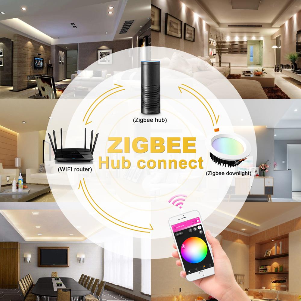 GLEDOPTO zigbee kleur LED downlight plus RGBCCT 6 ... – Vicedeal