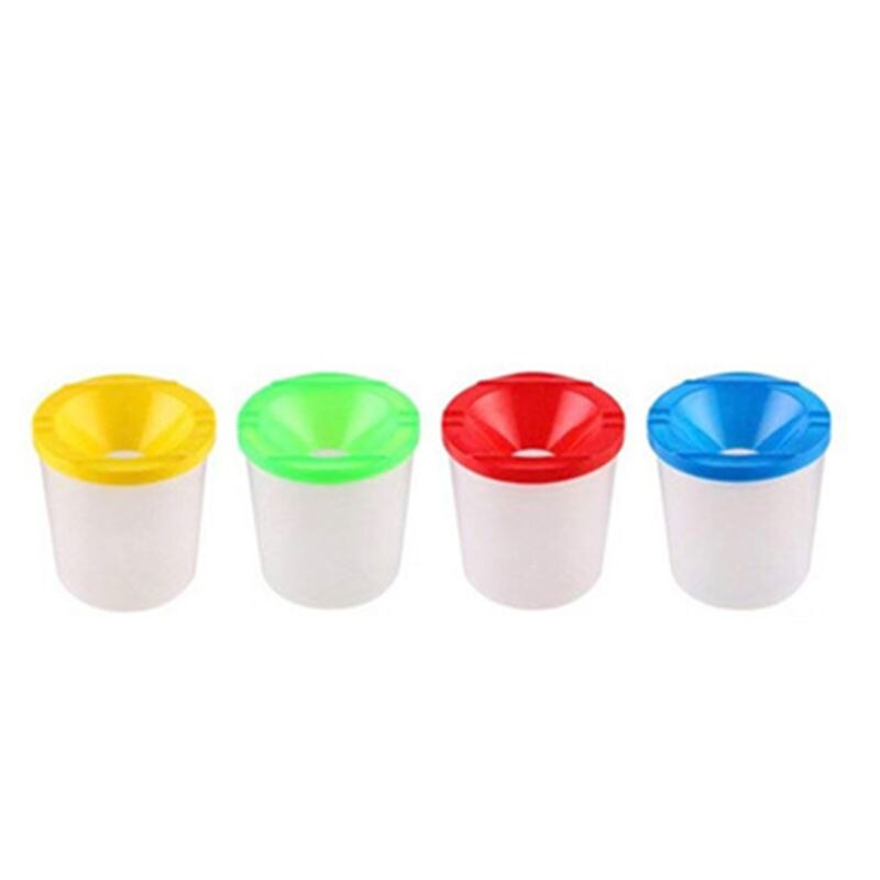14 Pcs No Spill Paint Cups Set with Lids and Assor... – Grandado