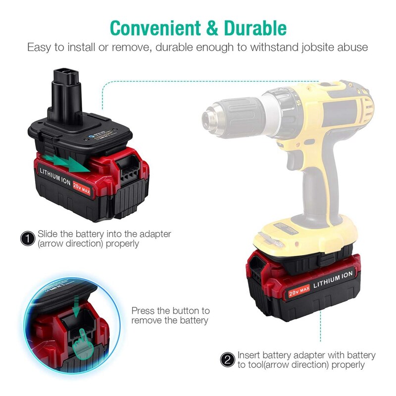 Bps18D Usb Batterie Converter Adapter Für Schwarz ... – Vicedeal