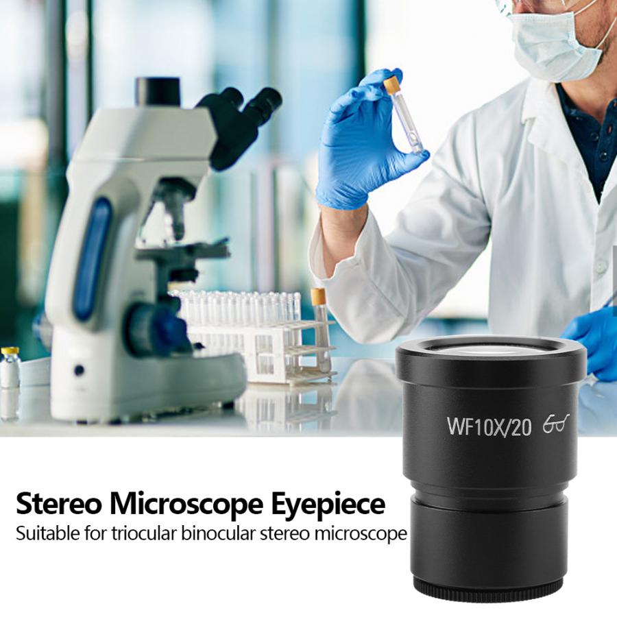 1pc WF10X/20 Wide Field Stereo Microscope Eyepiece... – Grandado