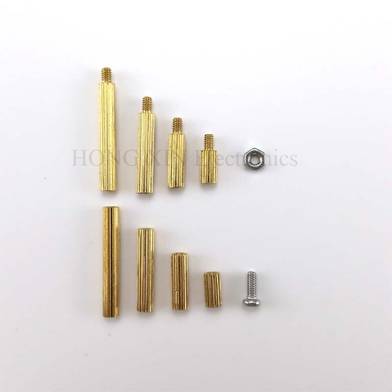 240Pcs/M2 PCB Male-Female Brass Round Standoff Thr... – Grandado