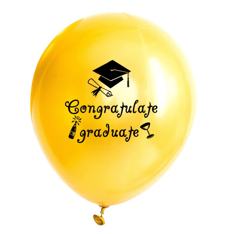 10pcs 12inch Congratulate Graduate Balloon Round P... – Vicedeal