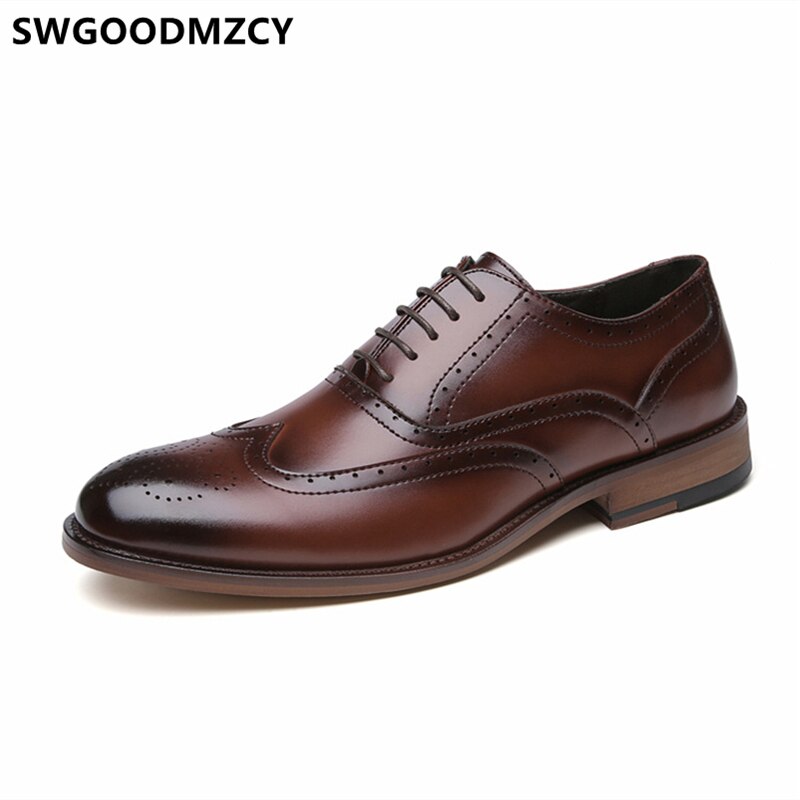 Brogues Formal Shoes Men Oxford Shoes For Men Busi... – Grandado