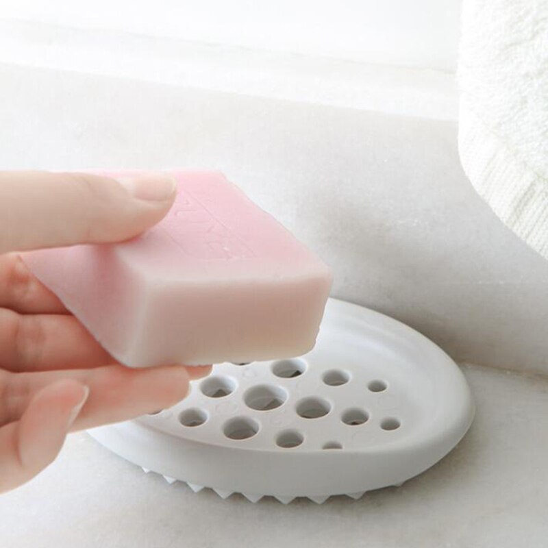 Soap Box Silica gel Bathroom Soap Holder Dish Stor... – Grandado
