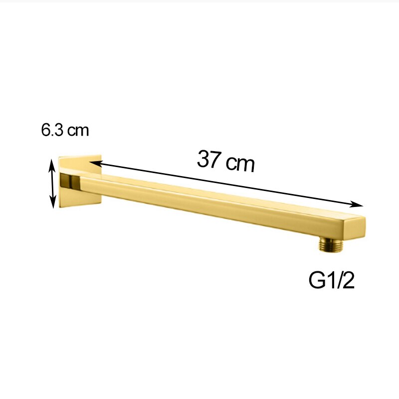 Senlesen 37cm Shower Holder Arm Golden Polished Ba... – Vicedeal