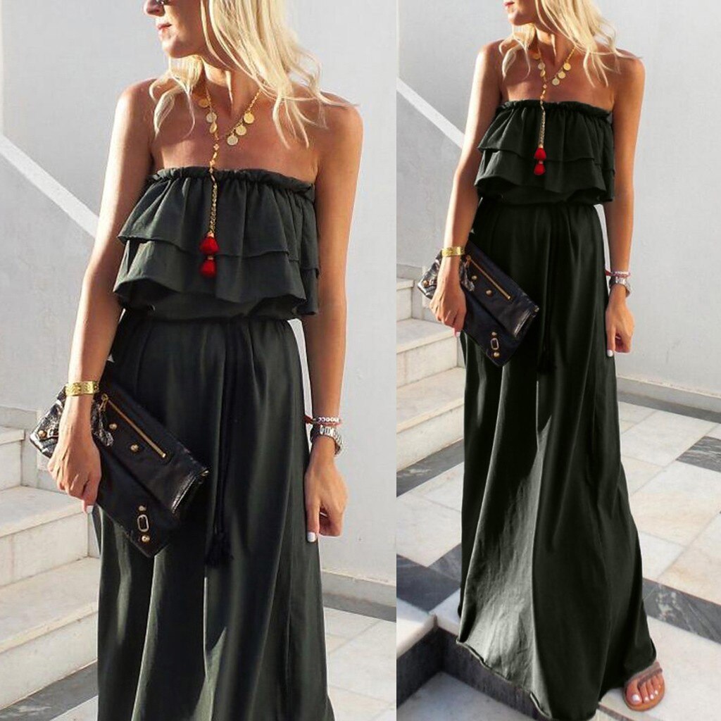 CHAMSGEND Off Shoulder Chiffon Summer Dresses Wome... – Vicedeal CHAMSGEND Off Shoulder Chiffon Summer Dresses Wome... – Vicedeal