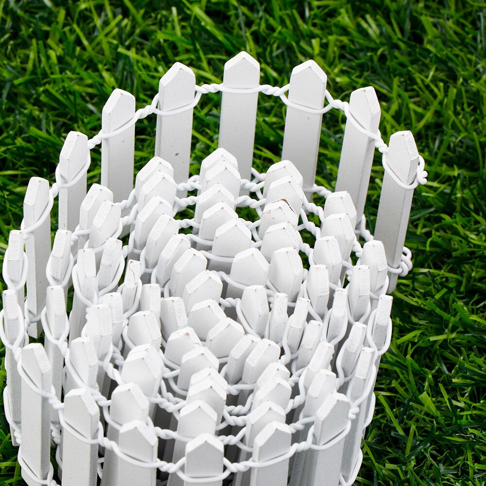 1M Mini Wooden Fence Rolled Up Branch Palings Show... – Vicedeal
