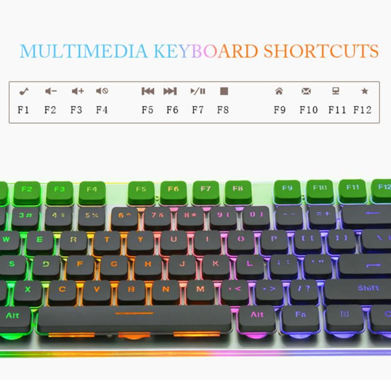 Gaming Mechanische Toetsenbord Blauw Rood Schakela... – Vicedeal