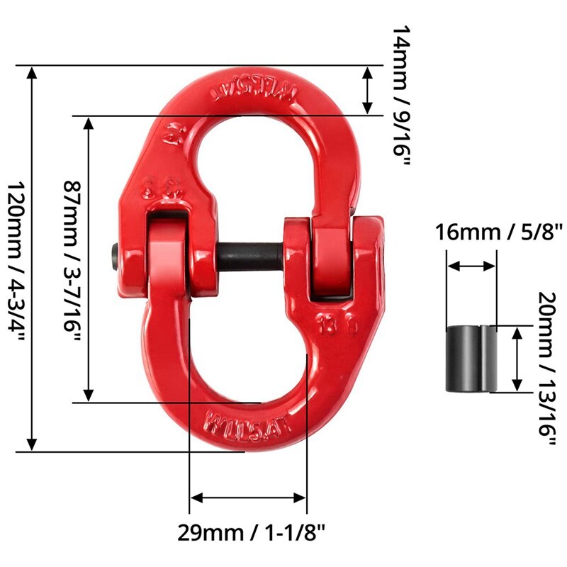 Grade 80 Alloy Steel Hammer Lock Coupling Link Con... – Grandado