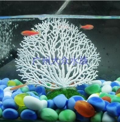 Coral decoration red anemone aquatic plant aquariu... – Vicedeal