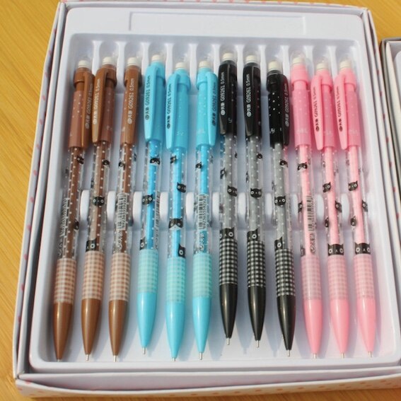 Simple and pure color automatic pencil with core, ... – Vicedeal