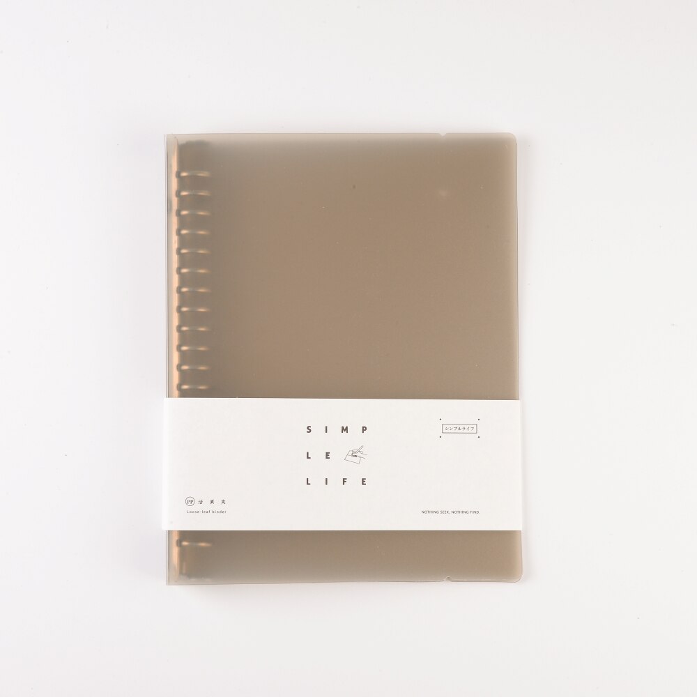 Catena Stationery Grey Translucence Binder A4/B5/A... – Vicedeal