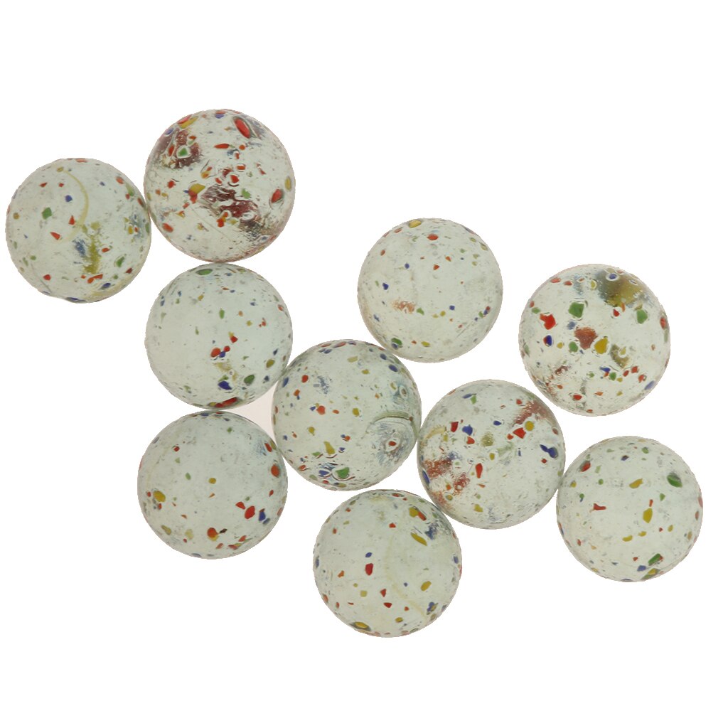 My Toy House Glass Marbles, Set of 10, 0.98-inch G... – Grandado