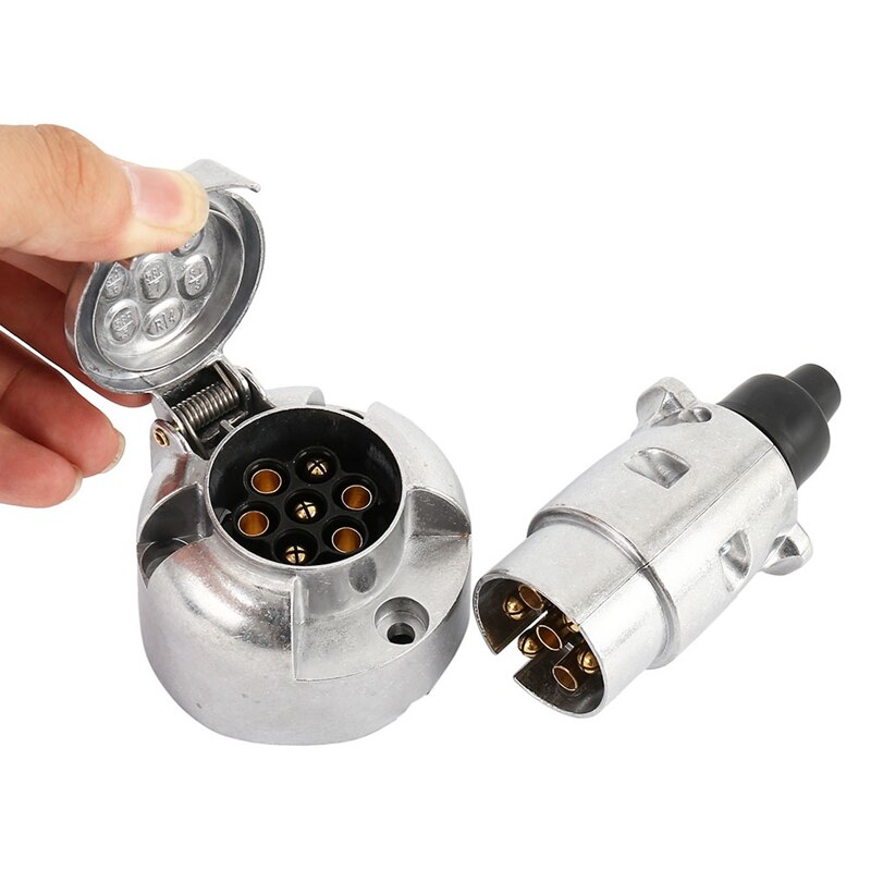 Trailer Socket 7Pin 12N Type Trailer Connector Car... – Grandado