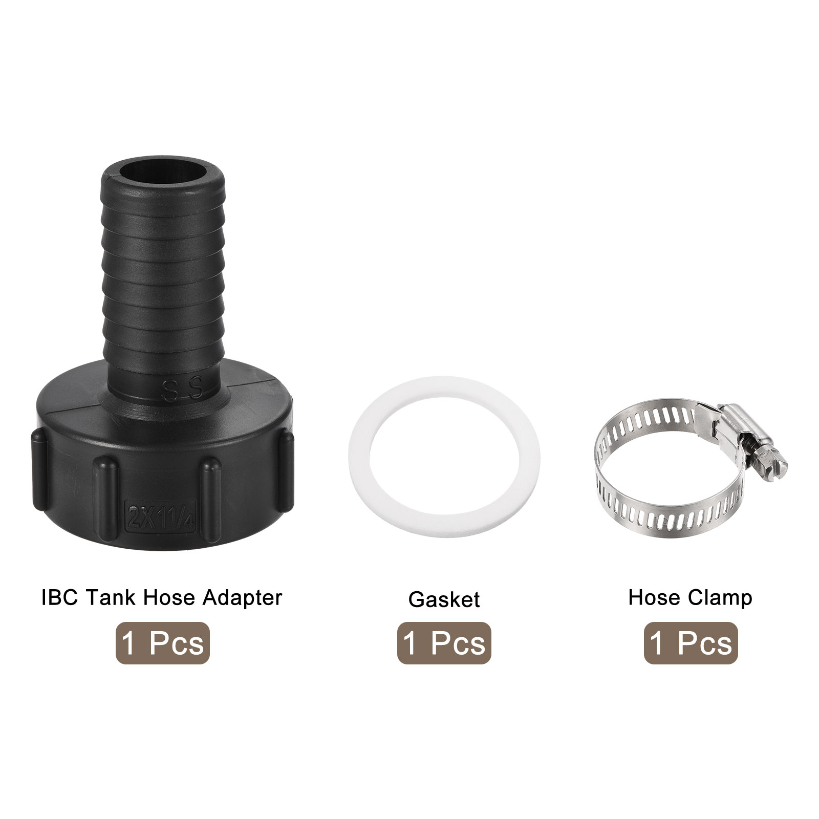 Uxcell Ibc Tank Slang Adapter 60Mm Grove Draad Om ... – Vicedeal