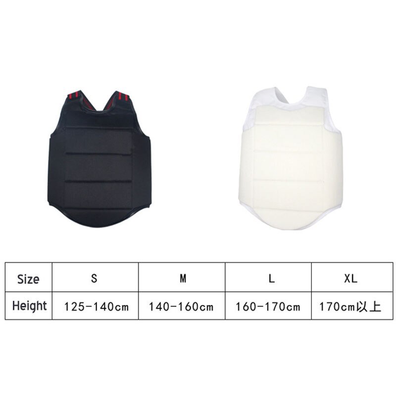 YS02 Volwassen Kind Taekwondo Karate Borst Guard V... – Vicedeal
