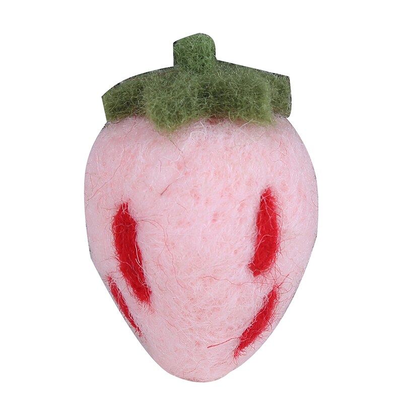 1 PC Soft Wool Felt Craft Supply Strawberry Fruit ... – Vicedeal