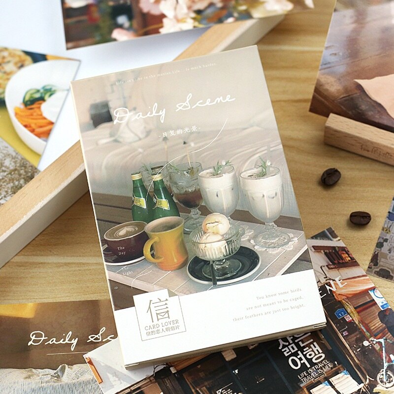30 Pcs/Set Daily Scene Postcard Aesthetic Scenery ... – Grandado