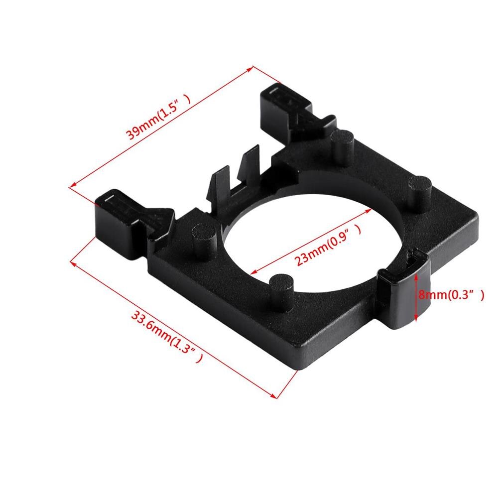 Partol Zwart H7 LED Koplamp Lamp Adapters Houder v... – Grandado
