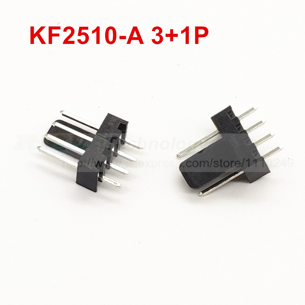 2510 2,54mm KF2510 3 + 1P KF2510-4AW männlich-weib... – Vicedeal