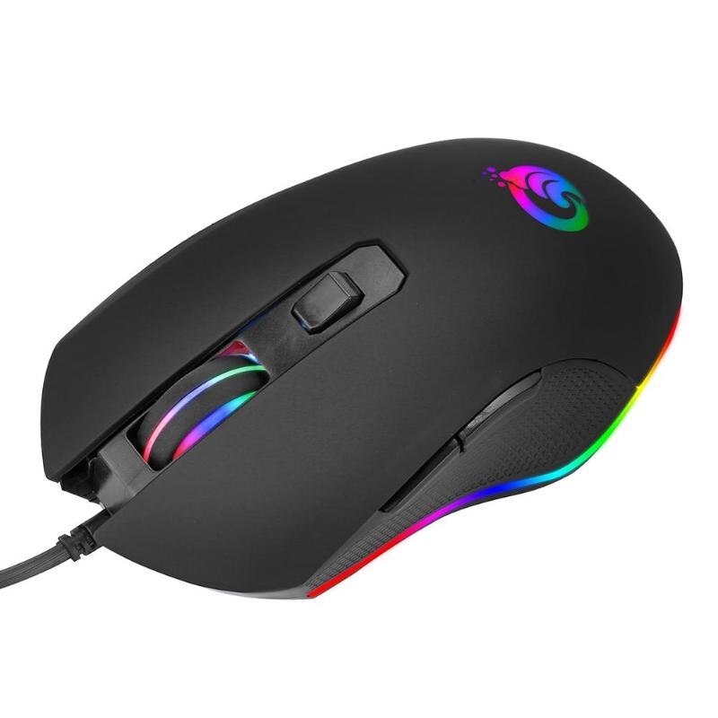 VODOOL G70 Gaming Mouse 6 Button 3600DPI RBG LED B... – Grandado