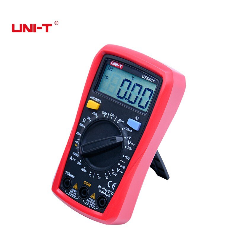 Palm Size Digital Multimeters UNI-T UT33C+ Electri... – Grandado