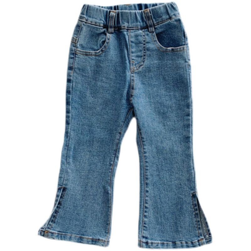 Western style split jeans baby stretch micro-flare... – Grandado