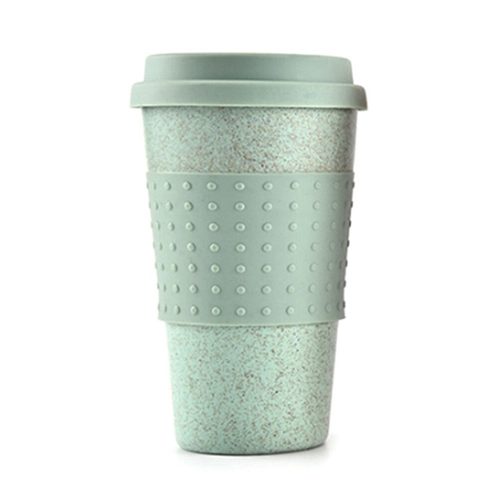 Coffee Mug Cup Wheat Straw with Lid Twisted Kitche... – Vicedeal