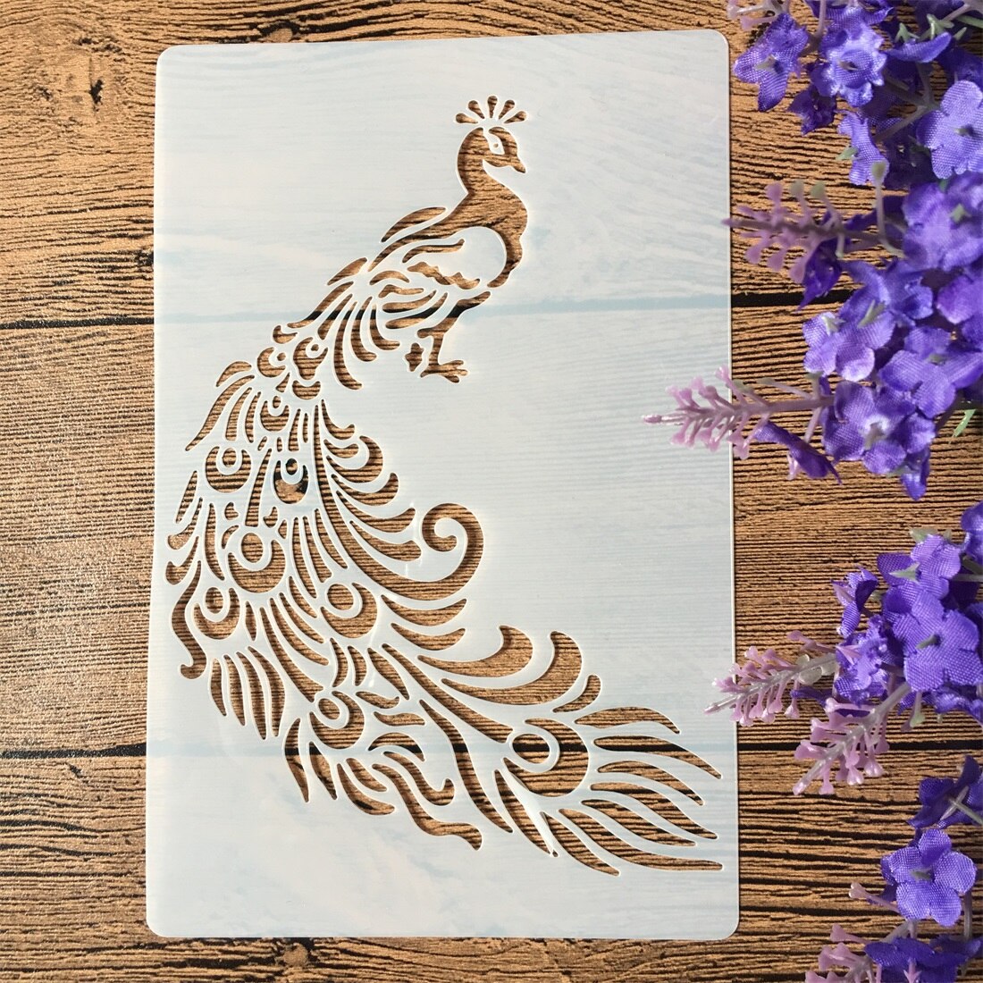 Plantillas de pavo real para pintura en pared, lib... – Grandado
