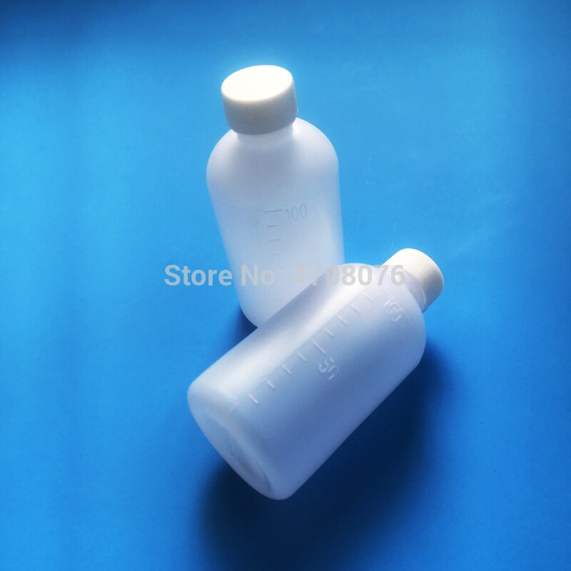100ml 20pcs/pack PE lab reagent bottle with scale ... – Grandado