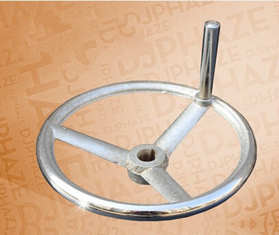 Cast iron handwheel chrome plating handwheel woodw... – Grandado